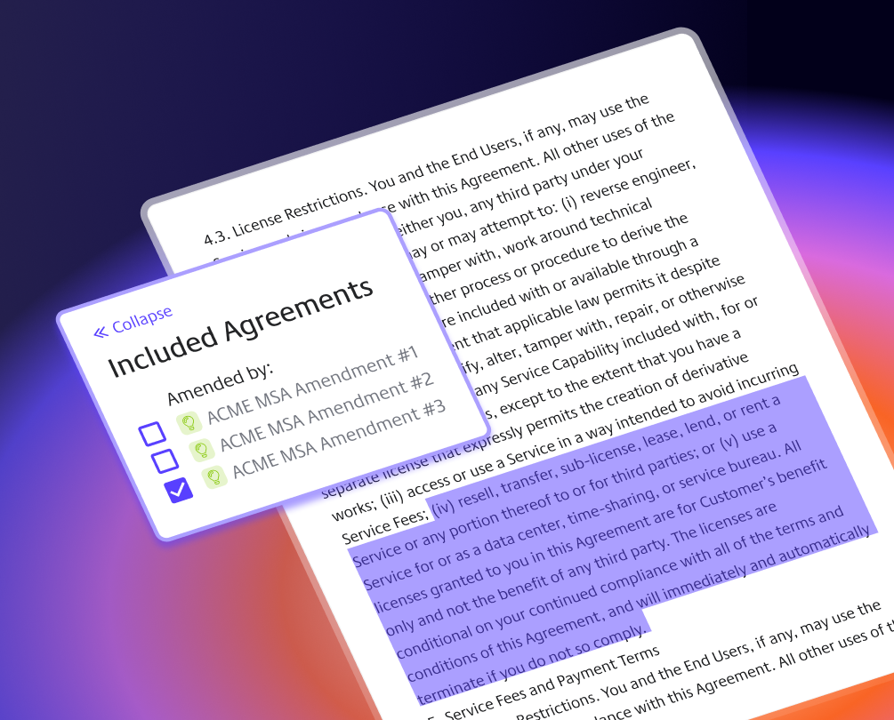 Introducing Restated Agreements