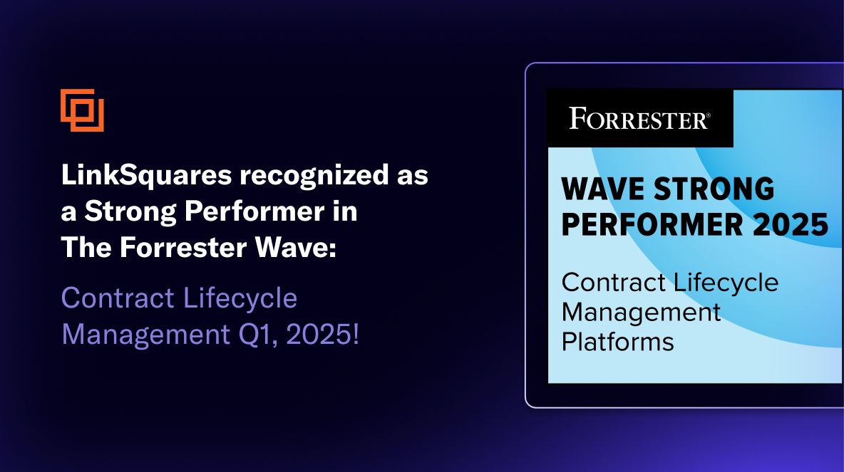 LinkSquares | Forrester Wave™: Contract Lifecycle Management, Q1 2025